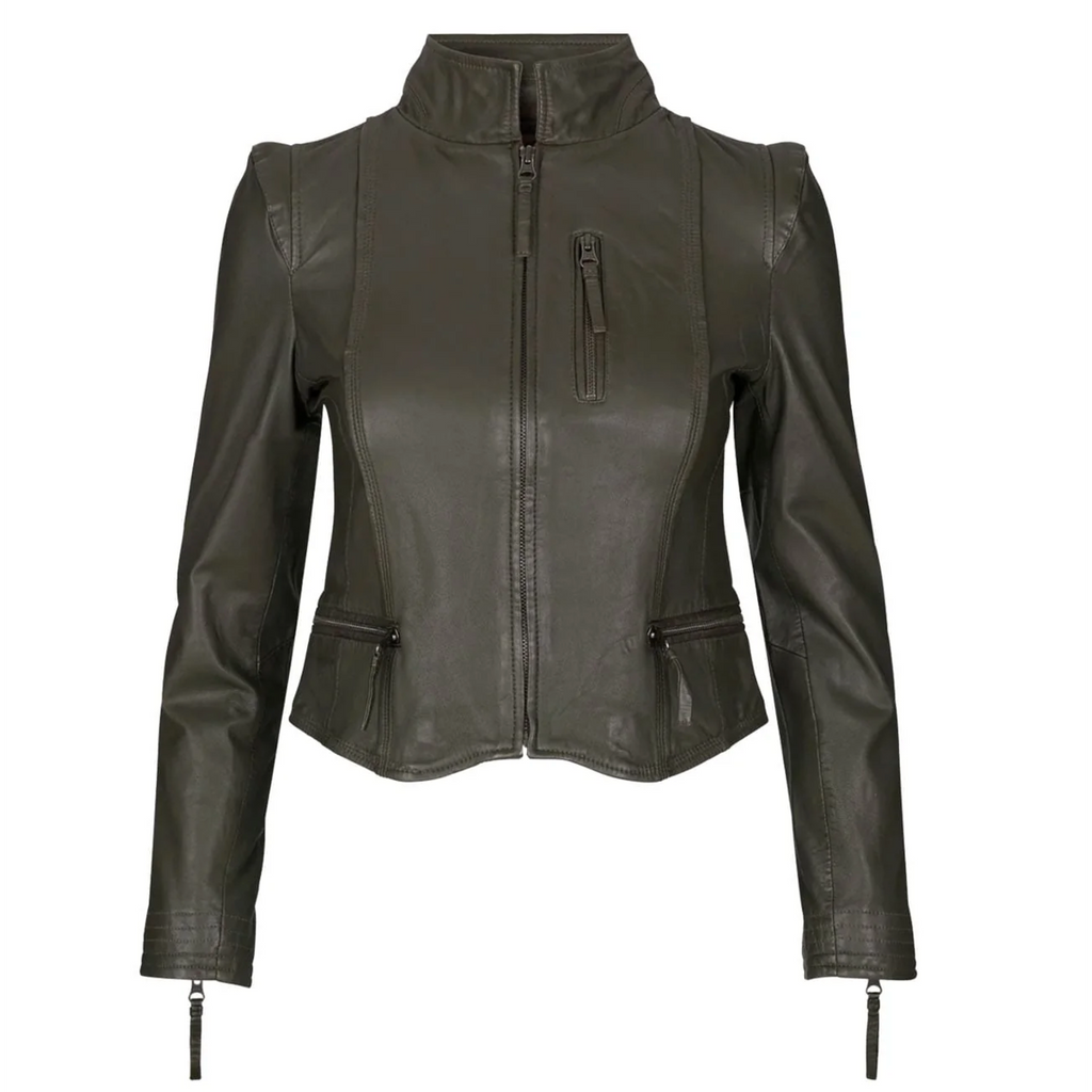 MDK, Rucy Leather Jacket, Bungee Cord – Minlillebutik.dk